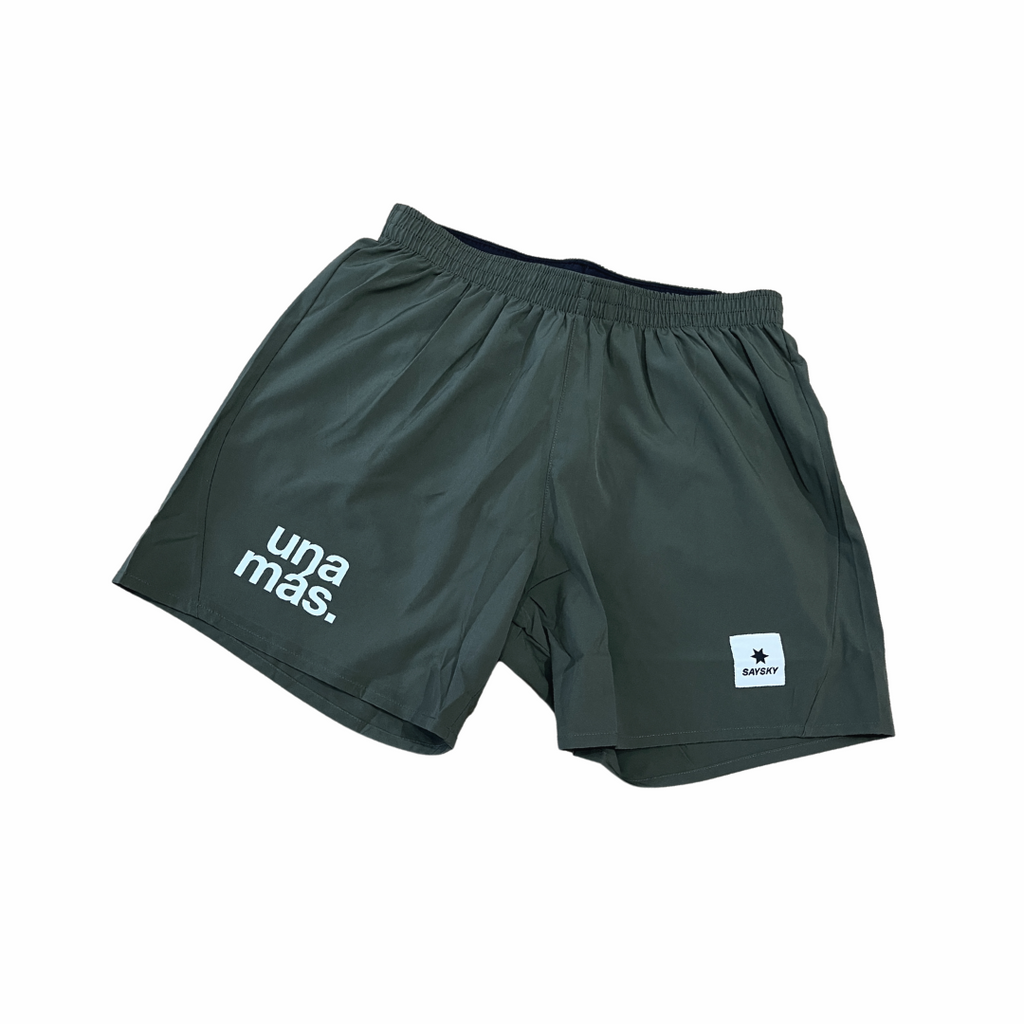 saysky mens pace shorts 5", green. – 4T2, gone running.